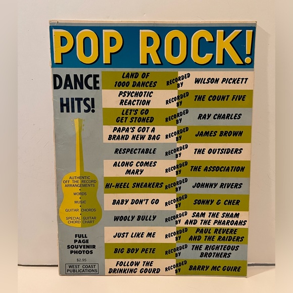 Other | Vintage Pop Rock Dance Hits Sheet Music Book | Poshmark